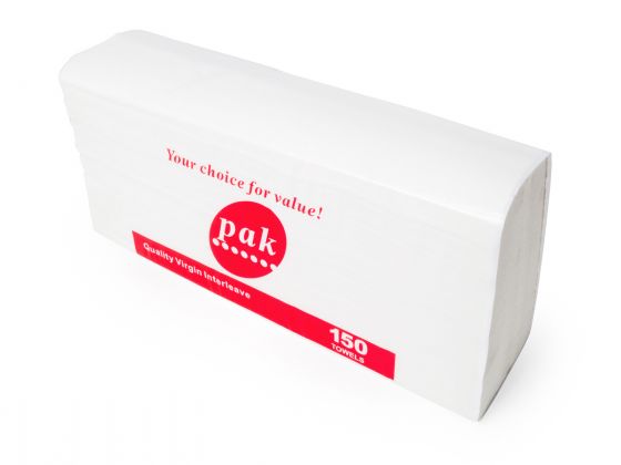 Paper Interleave Towel Virgin Paper – Kings Packaging